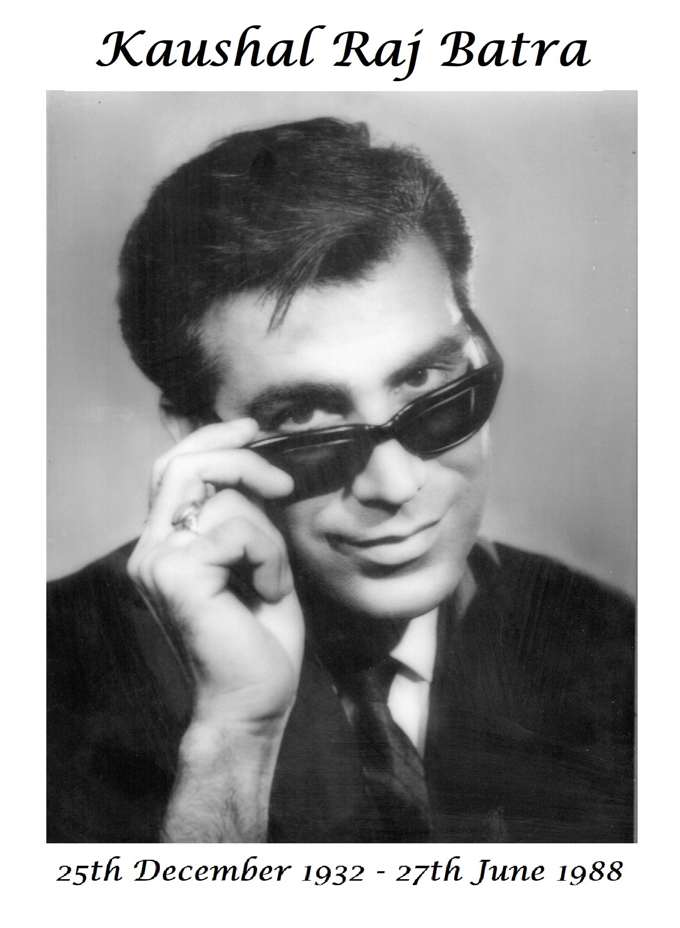 Remembering my uncle, Kaushal Raj Batra « K. Amarnath Productions